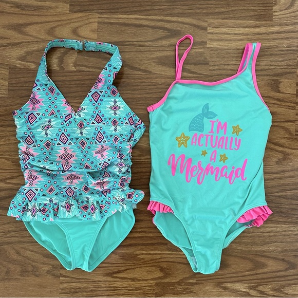 wonder nation | Swim | 2x Wonder Nation Party Girl Swim Bathing Suits ...